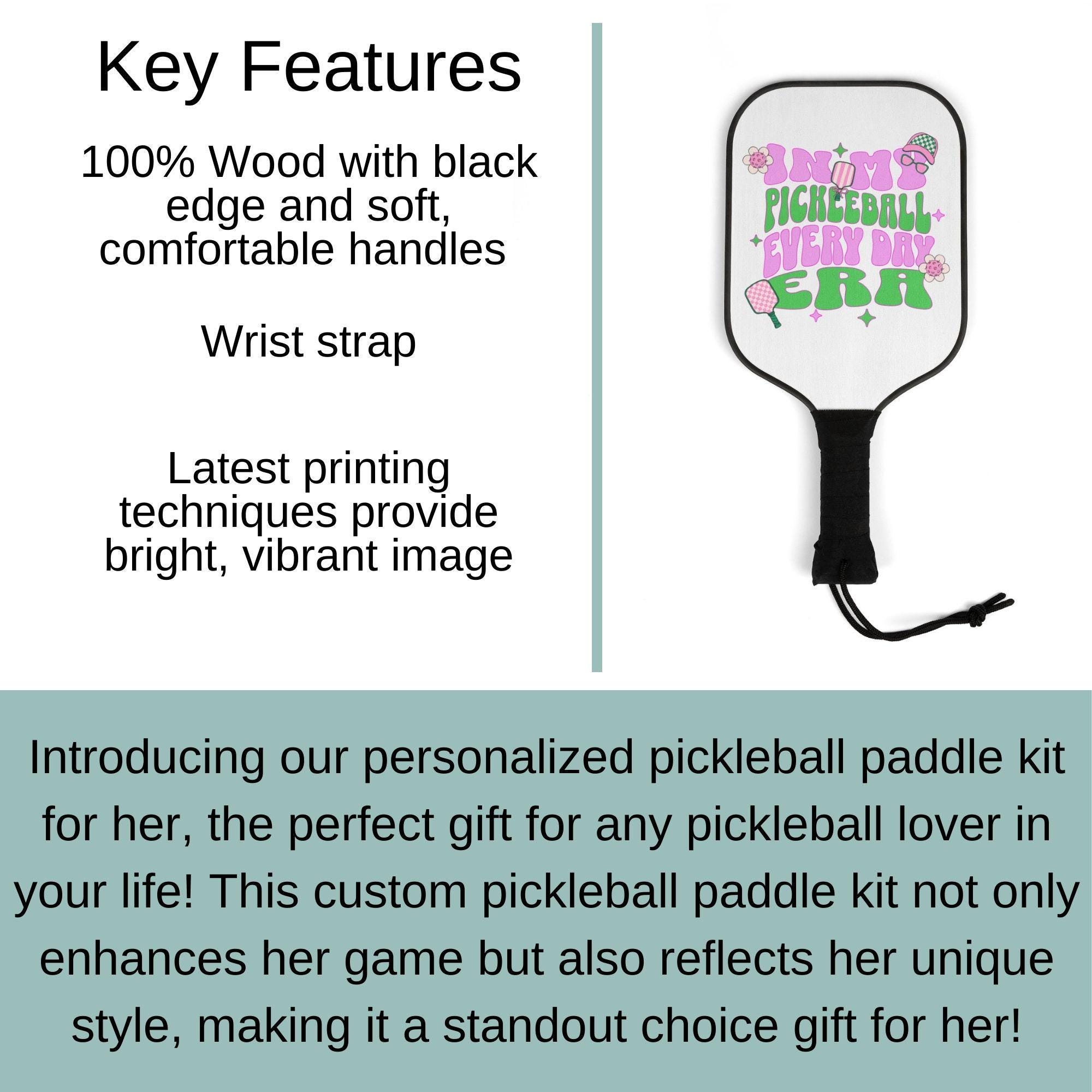 Custom Pickleball Paddle for Her, Pickleball Era Personalized Funny ...
