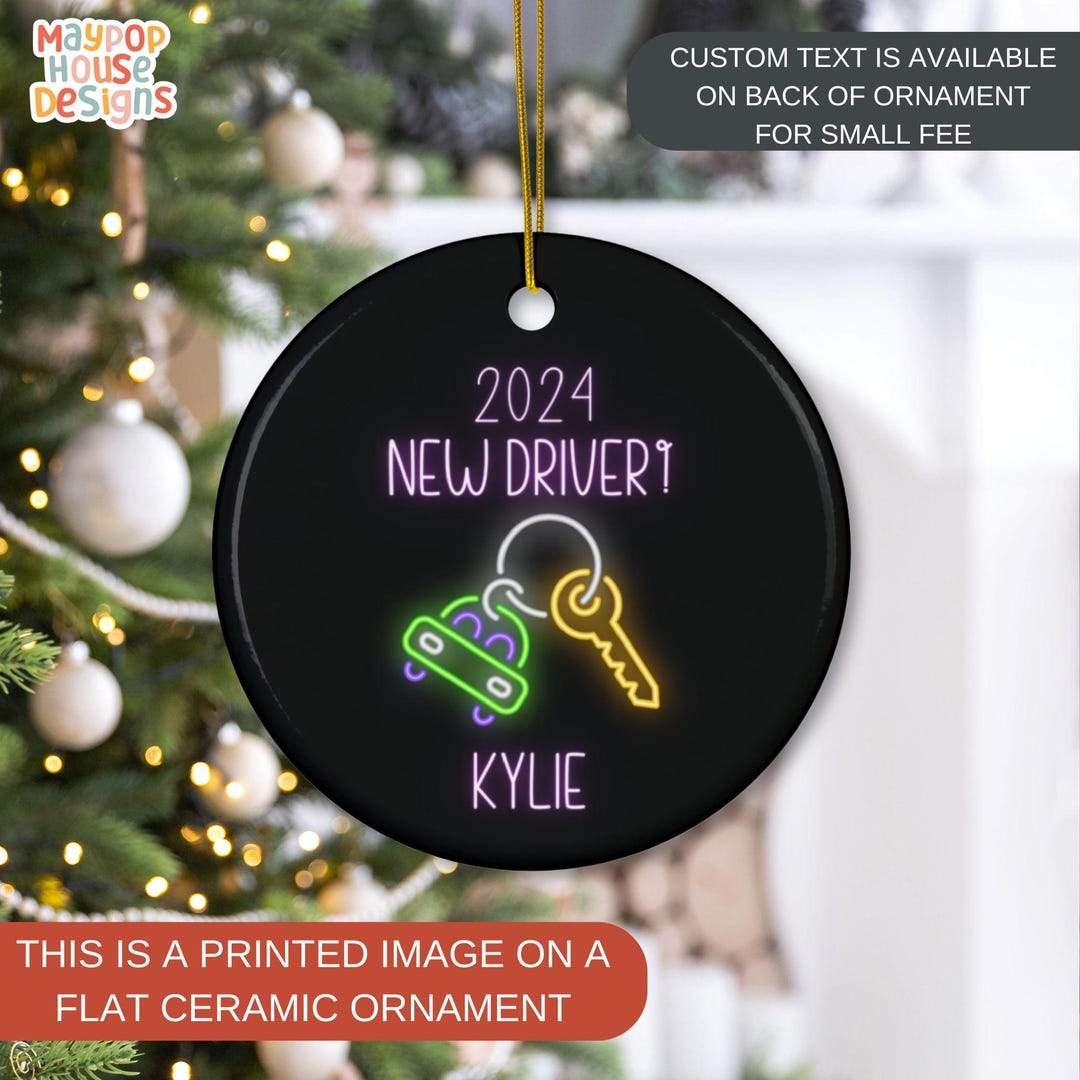 Personalized New Teen Driver Ornament for Christmas Gift Teenage ...