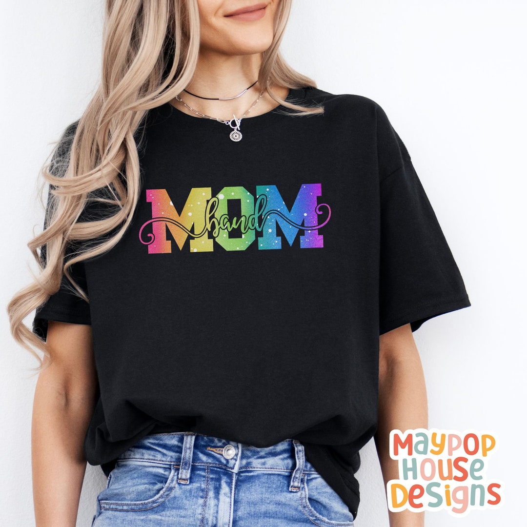 Marching Band Mom Shirt, High School Marching Band Mama Tshirt, Gift ...