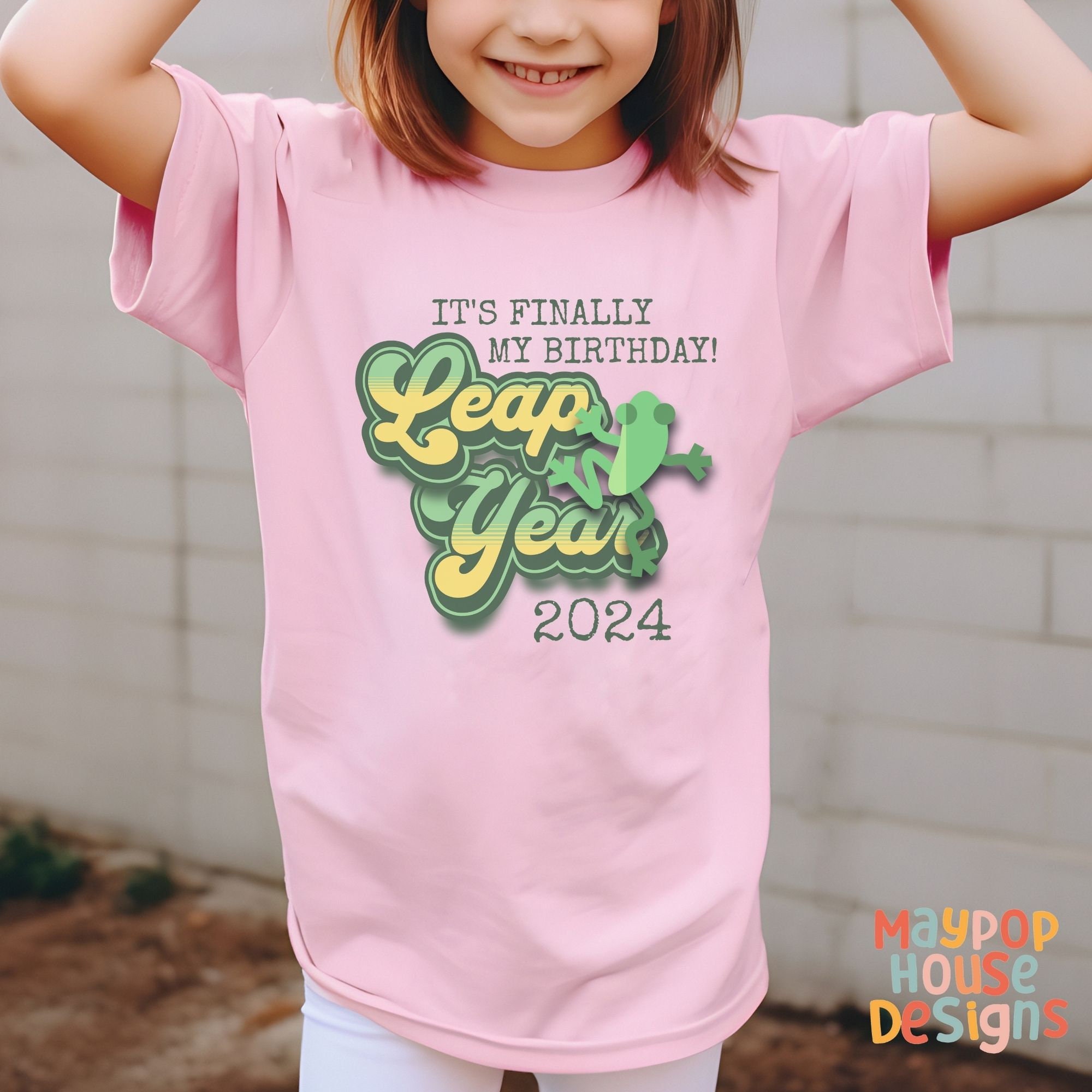 Kids Leap Year T-shirt, Leap Year Birthday Shirt, Youth Leap Year, Leap ...