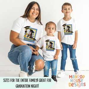 Matching Graduation Family Shirts, Custom Photo Shirt for Graduation ...