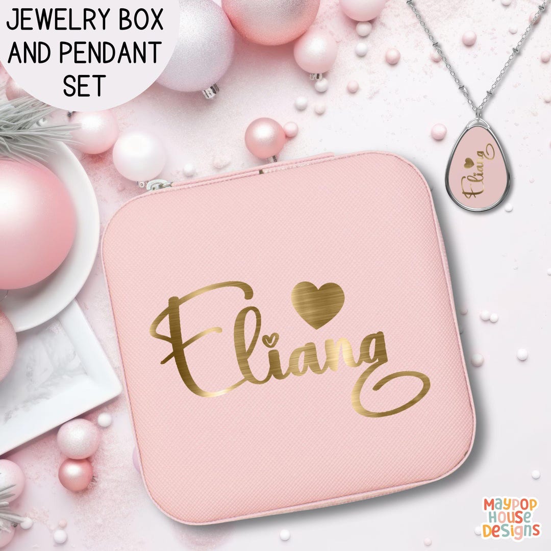 Personalized Jewelry Box for Little Girl Christmas Gift Custom Name ...