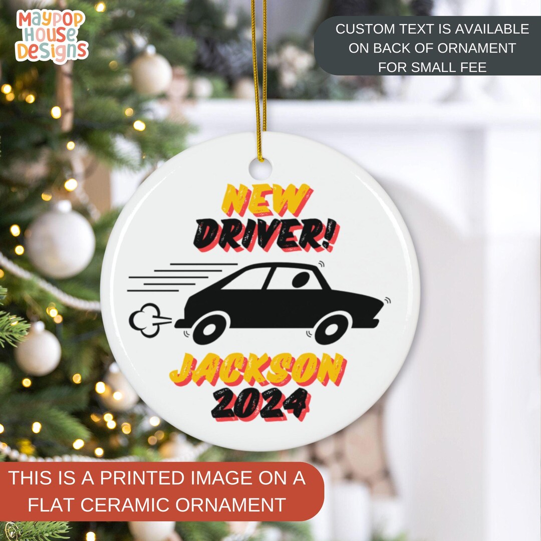 Personalized New Teen Driver Ornament for Christmas Gift Teenage ...