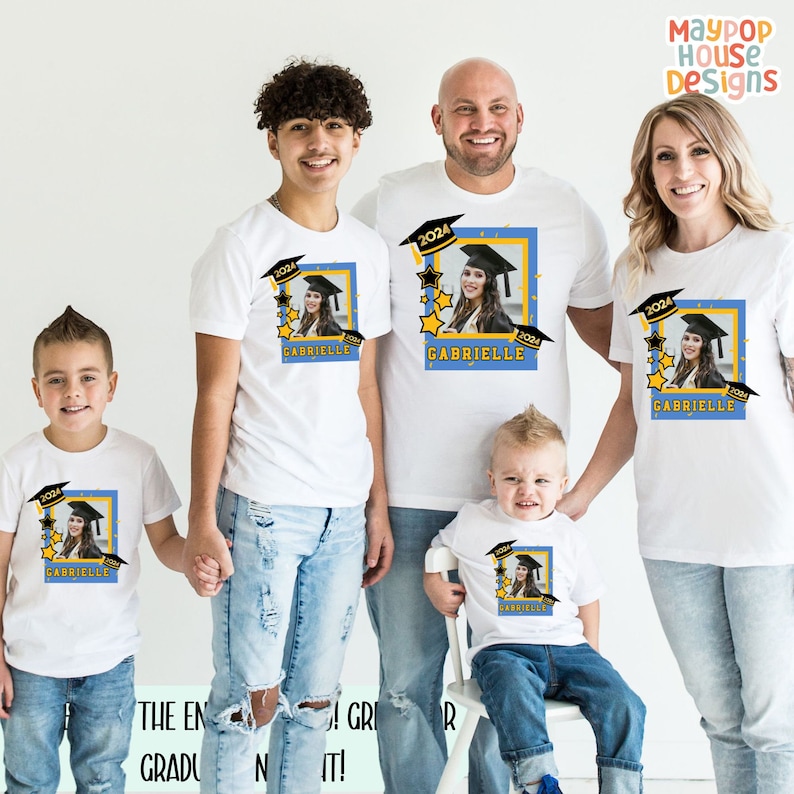 Personalized Graduation Family Shirts, Custom Photo Shirt for ...
