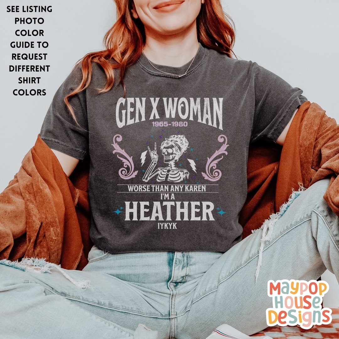 Gen X Tshirt for Women, Born in the 70s Shirt, Generation X T-shirt for ...