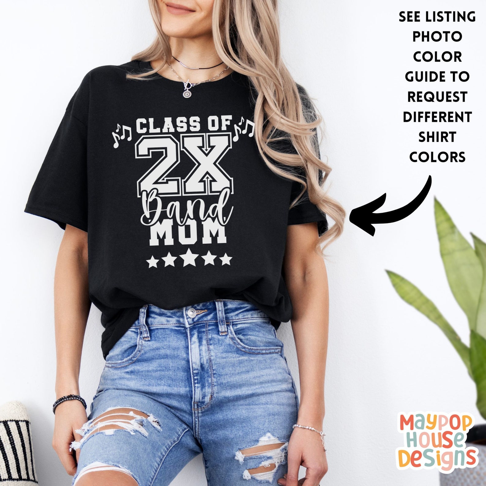 Senior Band Mom Shirt, Marching Band Mom, Class of 20XX T-shirt, Custom ...