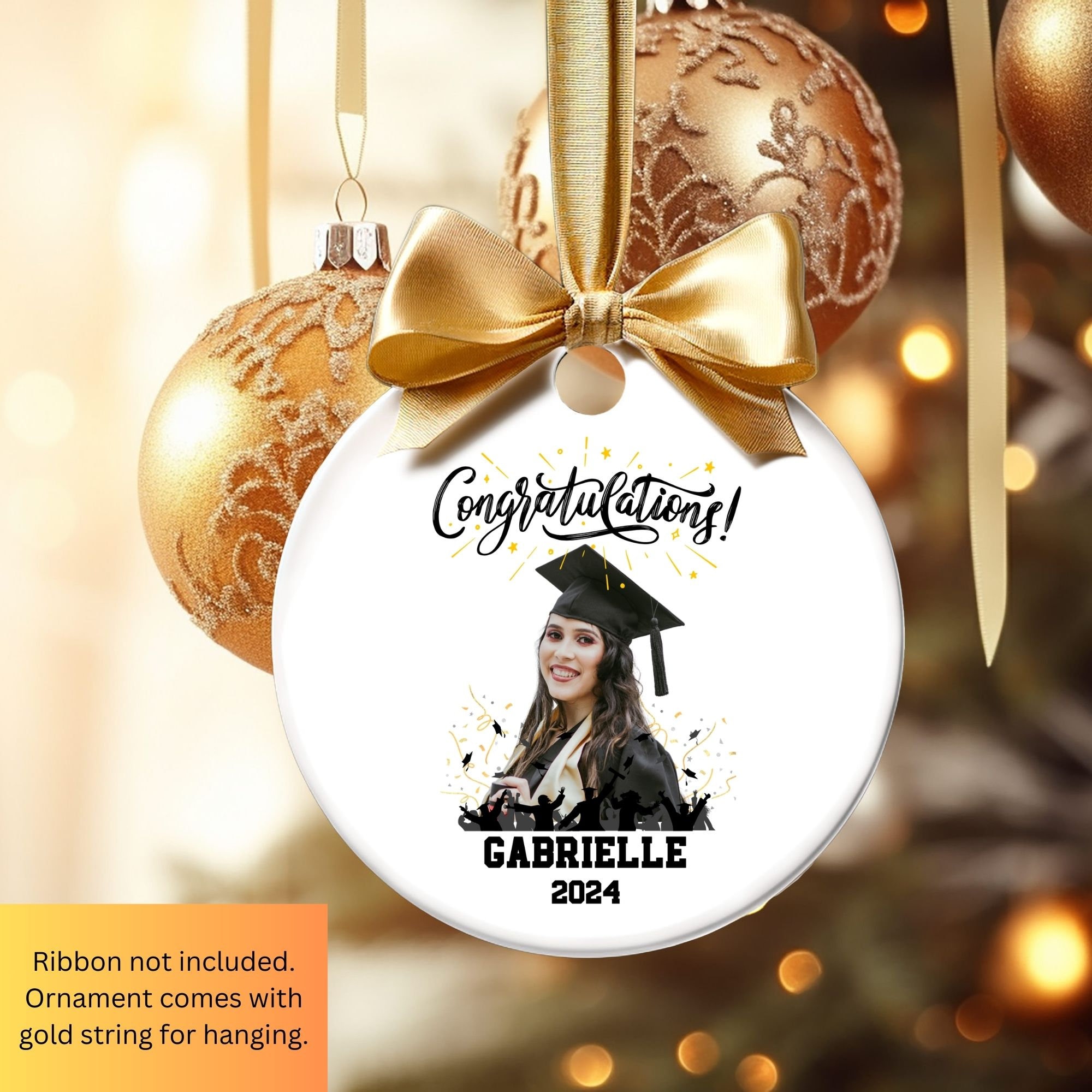 Personalized Photo Graduation Gift, High School Graduation Ornament ...