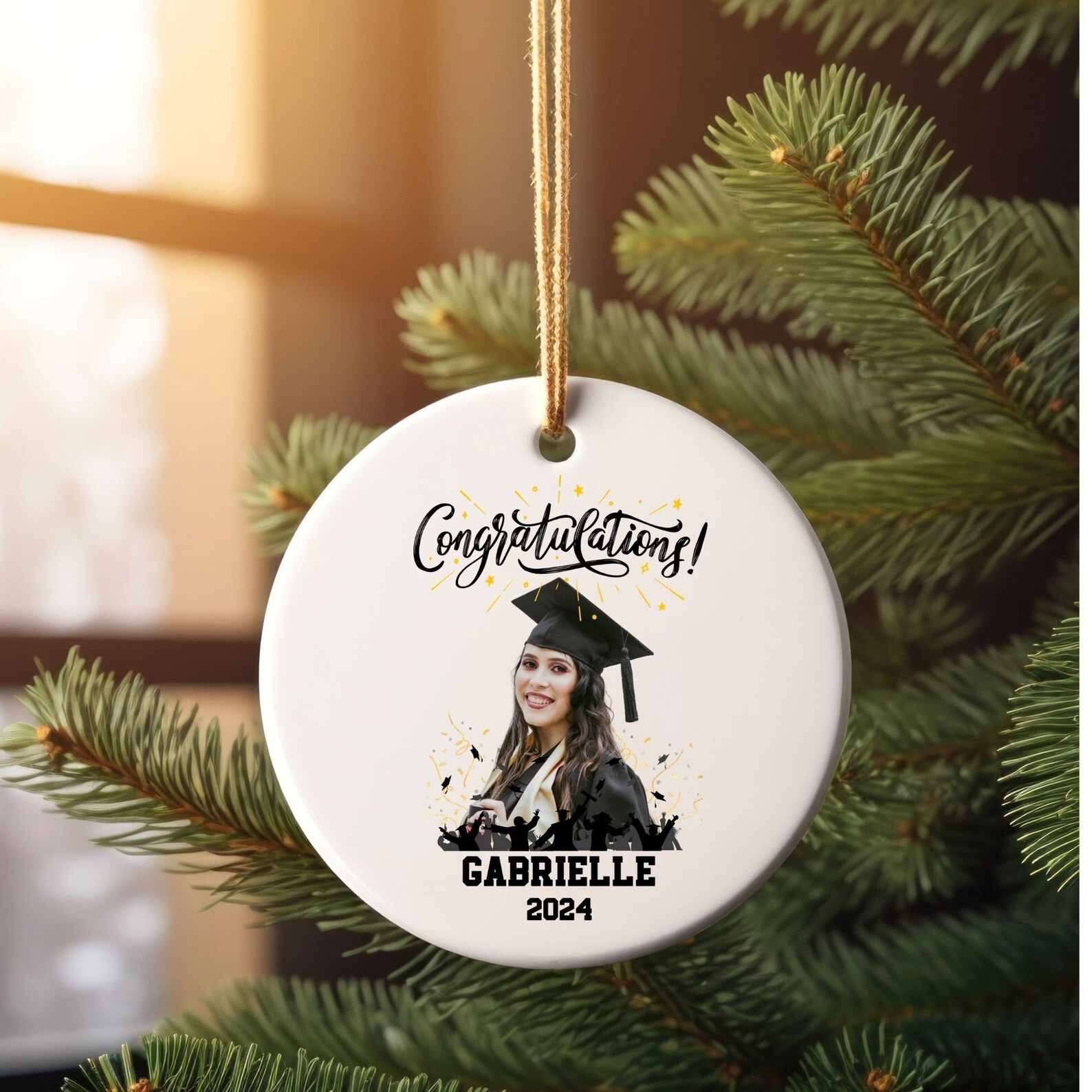 Personalized Photo Graduation Gift, High School Graduation Ornament ...