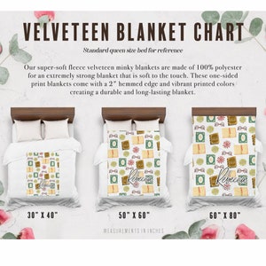 Personalized Book Reading Blanket, Custom Book Lover Throw, Book ...