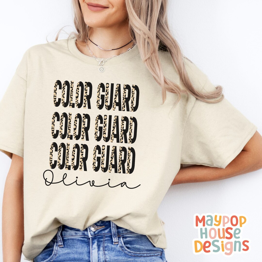 Personalized Color Guard Shirt, Color Guard Gift, Color Guard Senior ...