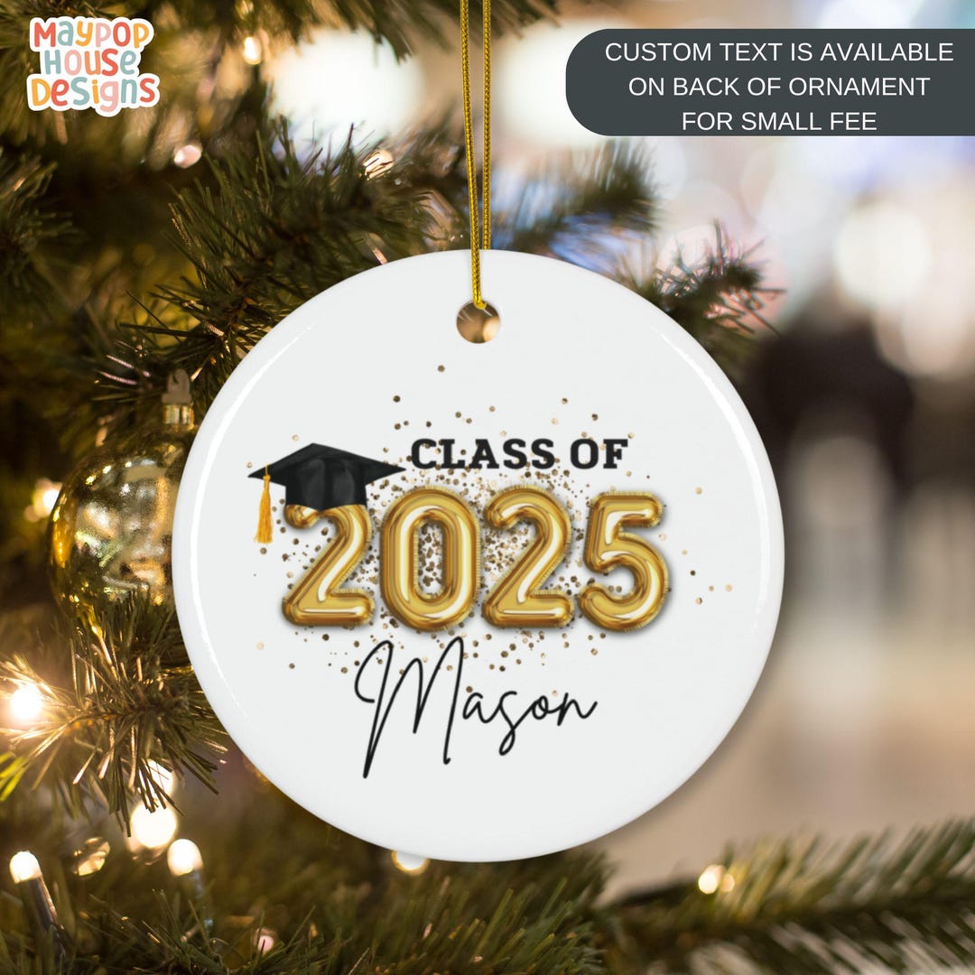 Personalized Graduation Gift, High School Graduation Ornament, Senior ...