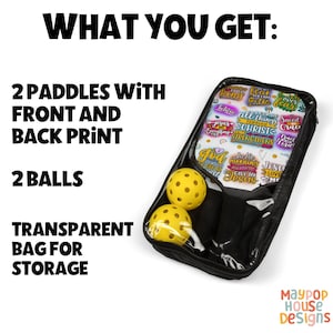 Custom Pickleball Paddle for Her, Christian Pickleball Paddle Ball Kit ...