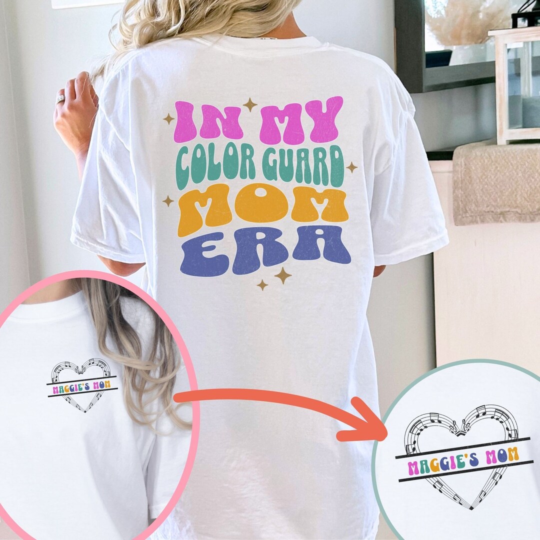 Personalized Color Guard Mom Shirt, Band Mom Shirt, Marching Band Mom ...