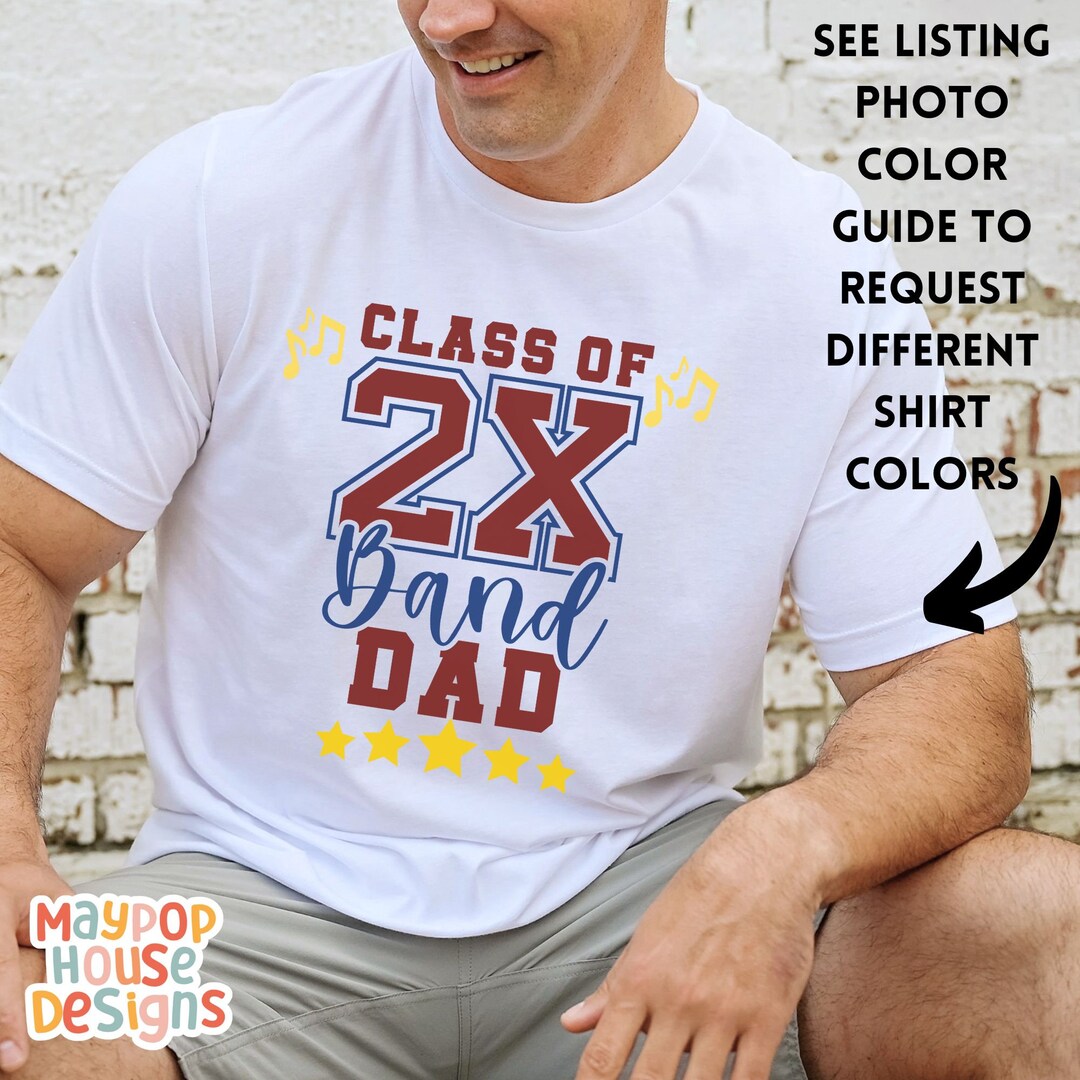 Marching Band Dad Shirt, Drumline Dad Band T-shirt, Percussion Dad T ...