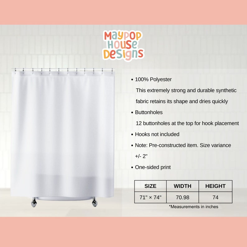 Retro Mid Century Modern Shower Curtain Orange Teal Beige Bathroom
