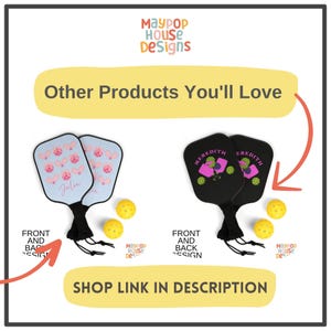 Custom Pickleball Paddle for Her, Christian Pickleball Paddle Ball Kit ...