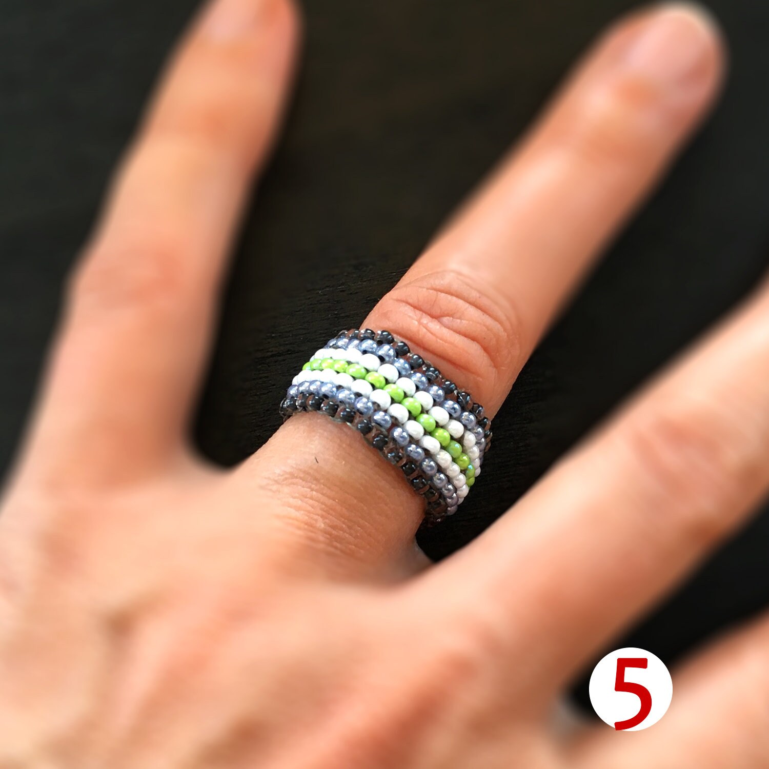 LGBT Ring Asexual Ring Gender Identity Jewelry Stretch Rings - Etsy