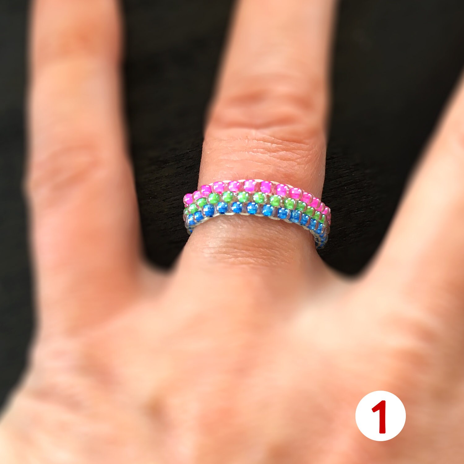 LGBT Ring Asexual Ring Gender Identity Jewelry Stretch Rings - Etsy