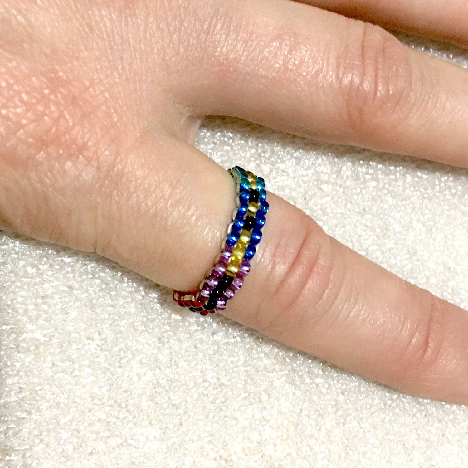 LGBT Ring Morse Code Asexual Ring Gender Identity Jewelry - Etsy
