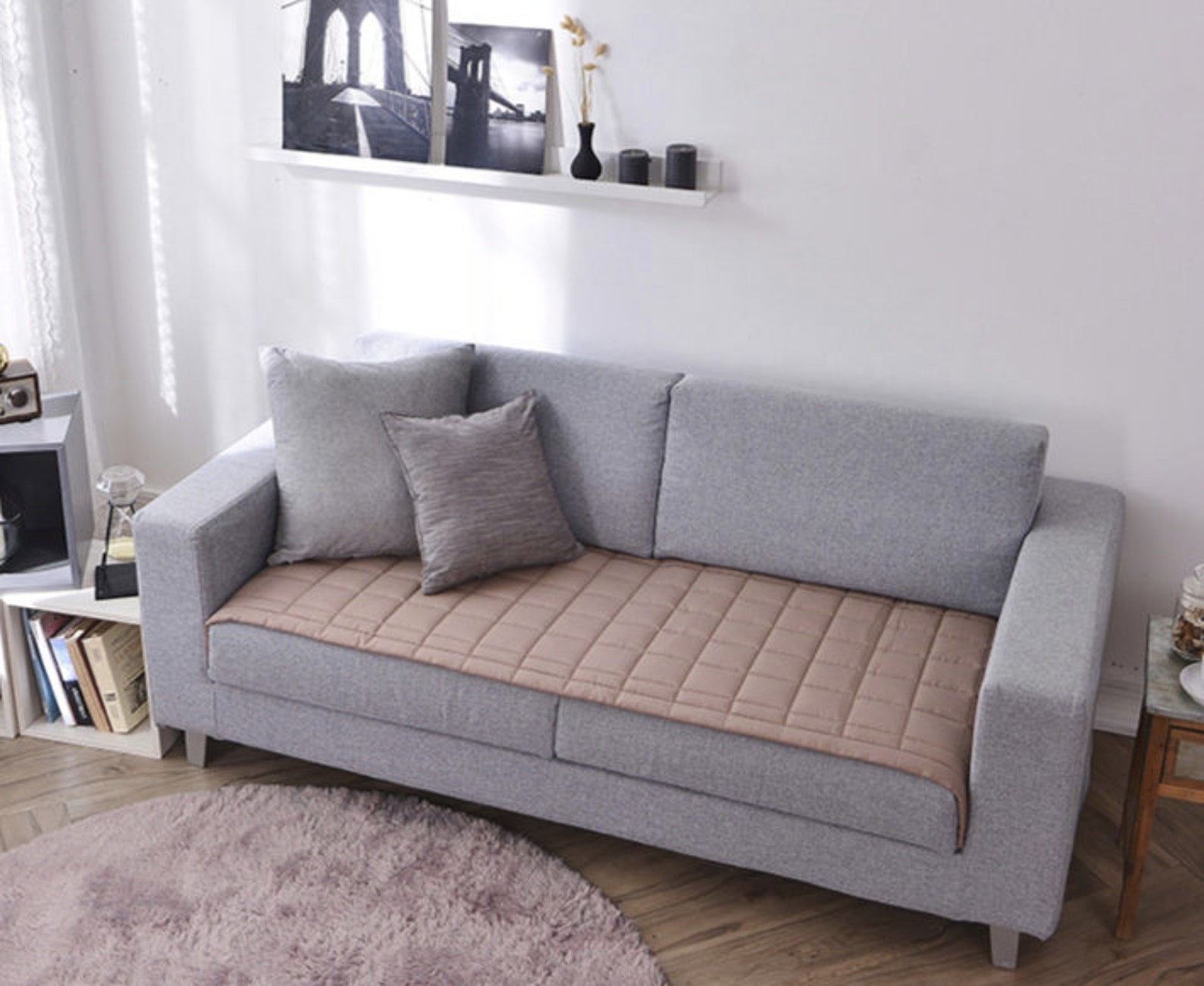 Sofa Pad Cover, Couch Seat Protector, Sofa Topper, Couch Topper, Chair ...