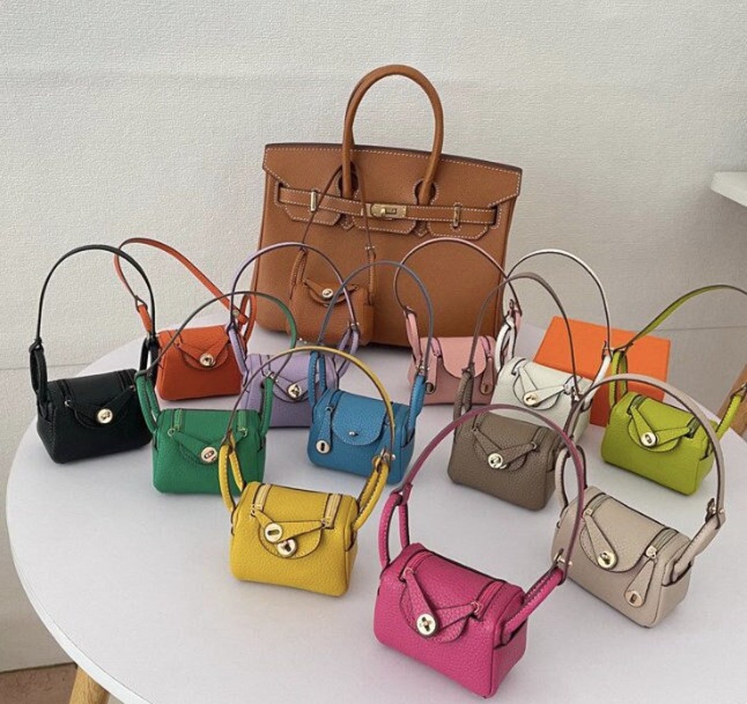 Mini Leather Bag Charms, Airpods Case, Mini Purse/bag Accessories, Doll ...
