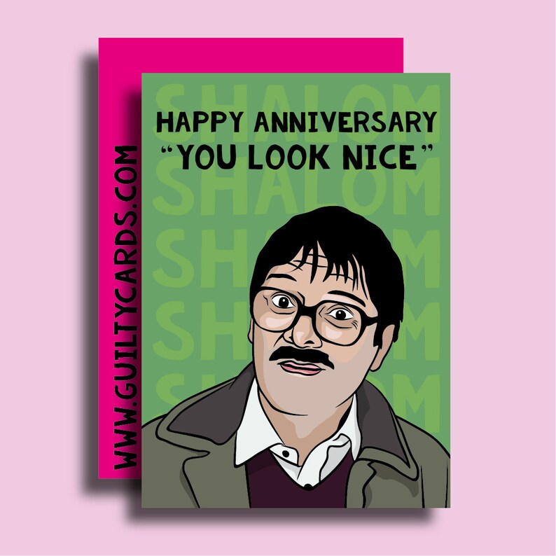 Friday Night Dinner Anniversary Card - Etsy