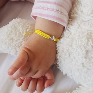 Personalised Baby Bracelet, Silver Initial Bracelet, Kabbalah Red ...