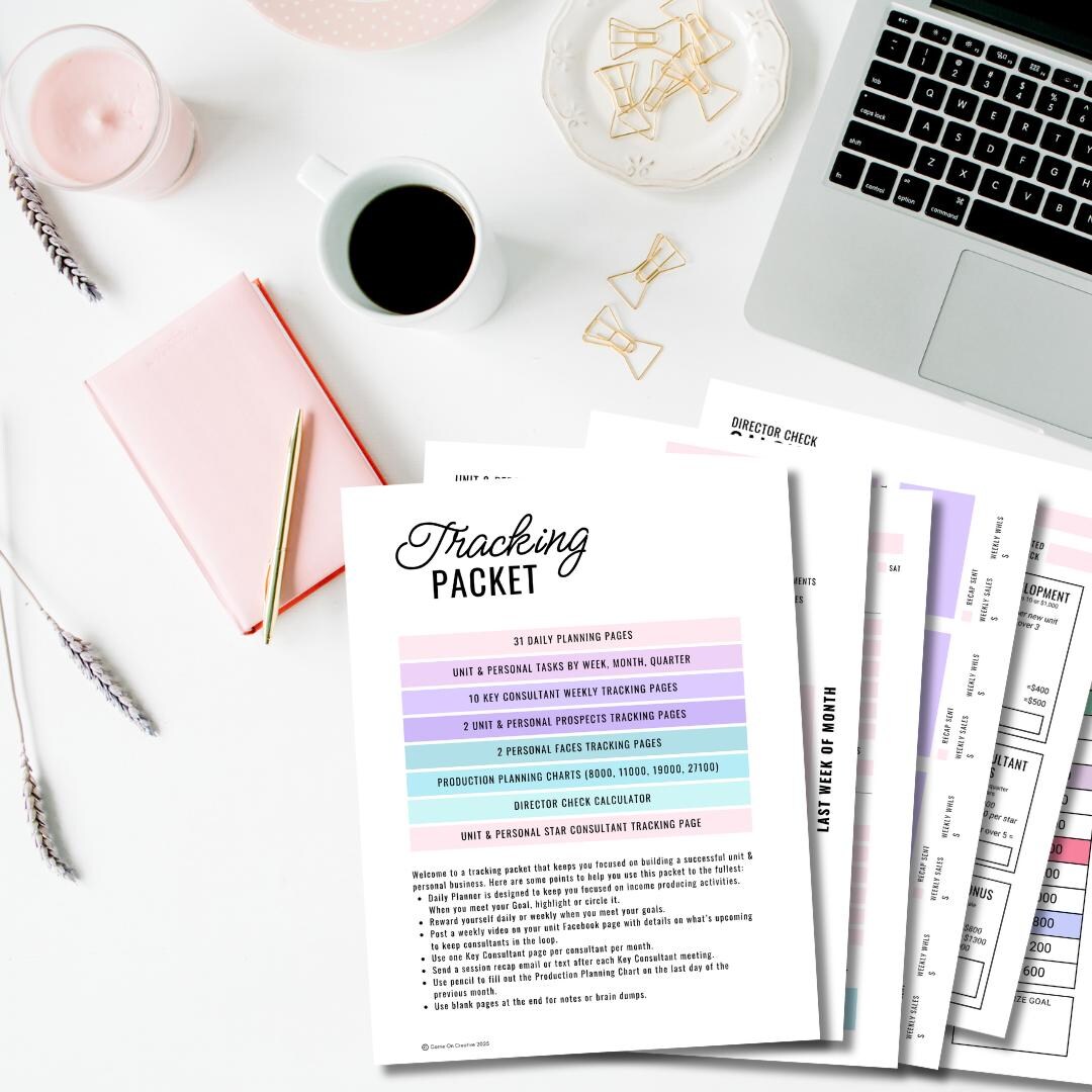 Monthly Tracking Packet for Mary Kay Sales Directors - Etsy