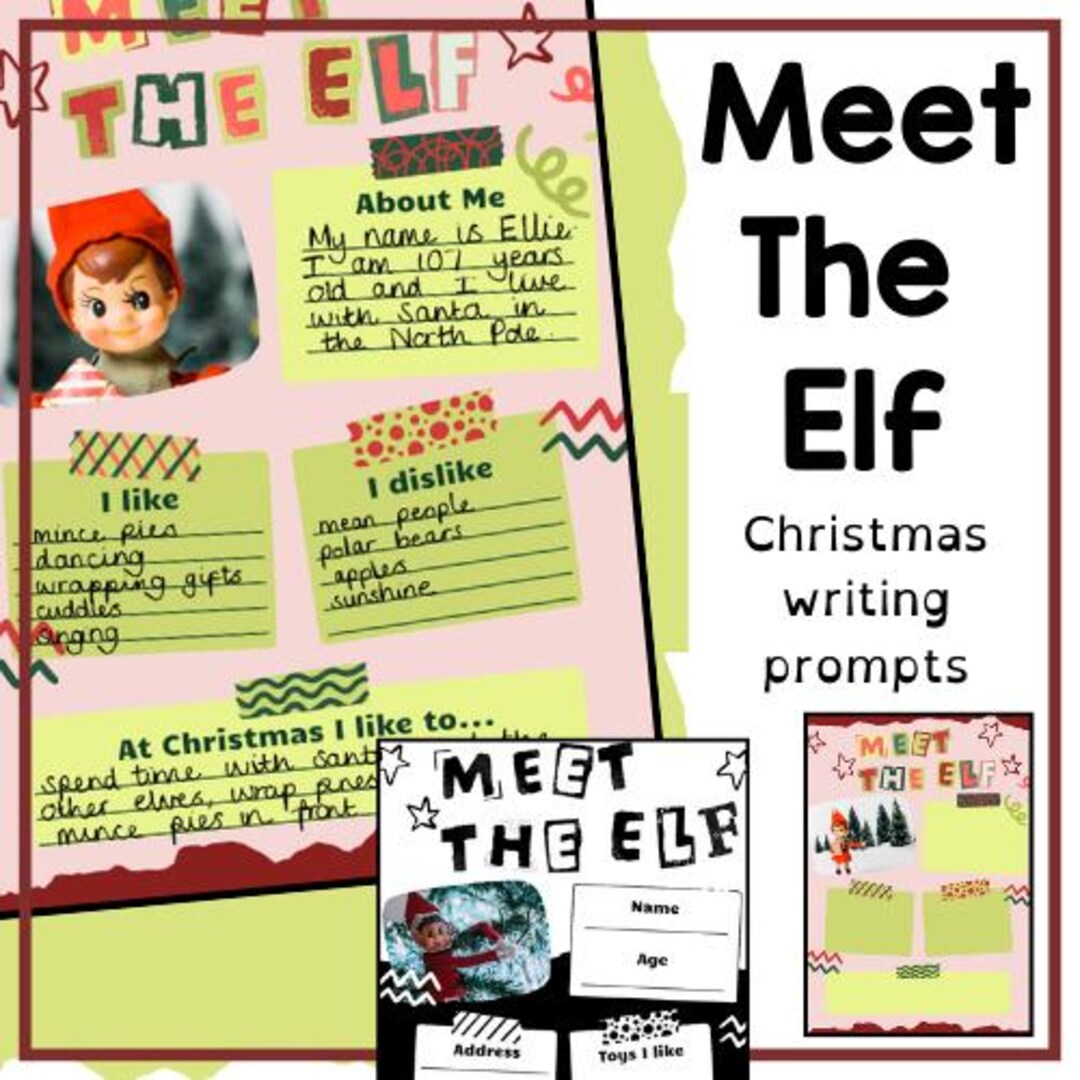 Meet the Elf Christmas Writing Prompt - Etsy
