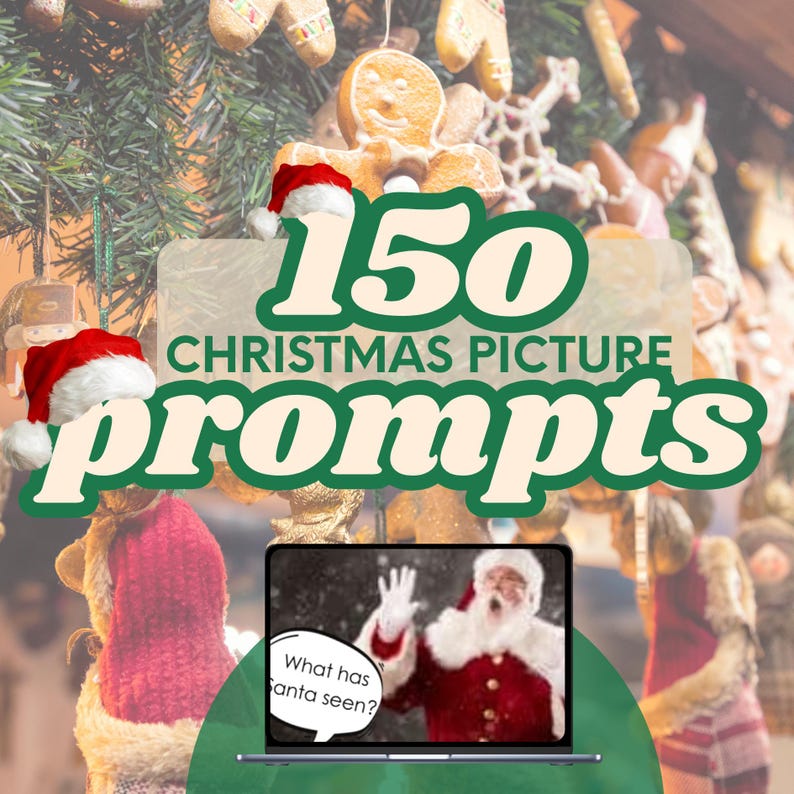 150 Christmas Picture Prompts Oracy / Writing Practice Morning Slides ...