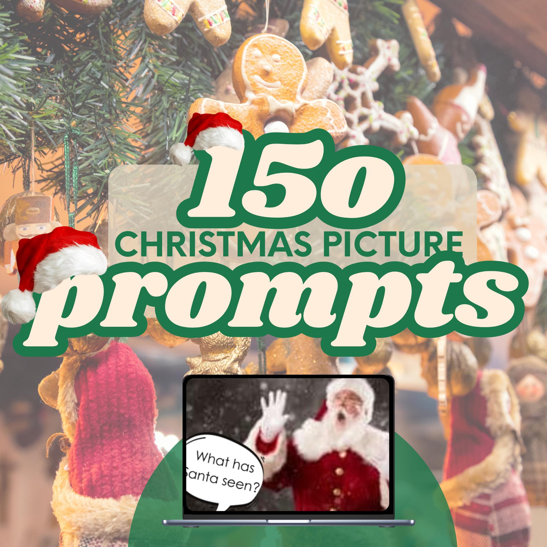 150 Christmas Picture Prompts Oracy / Writing Practice Morning Slides ...