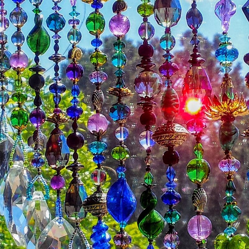 Glass Bead Curtain - Etsy