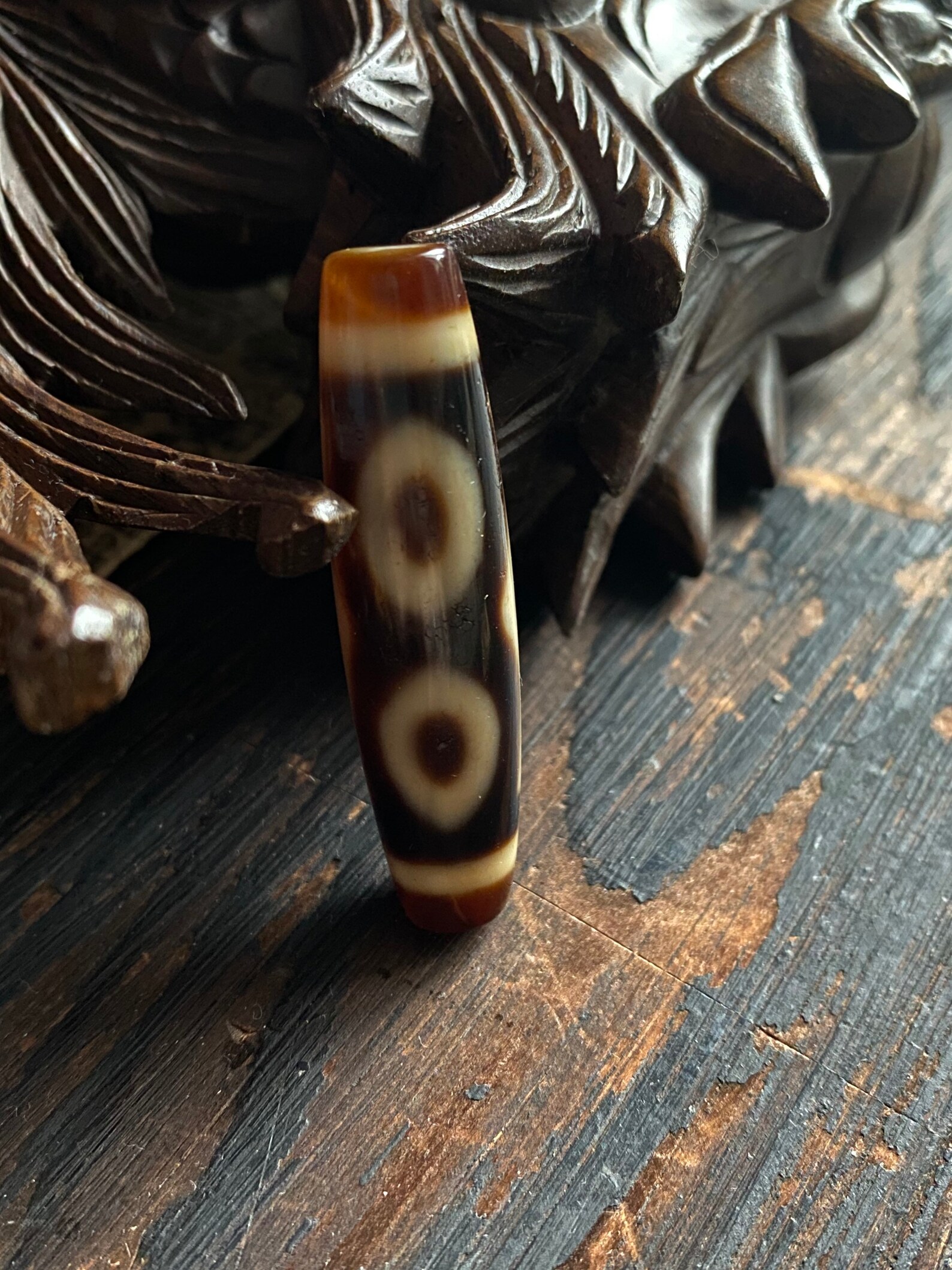 Pure dZi dragon eyes. Old Tibetan real dZi. Power dZi | Etsy