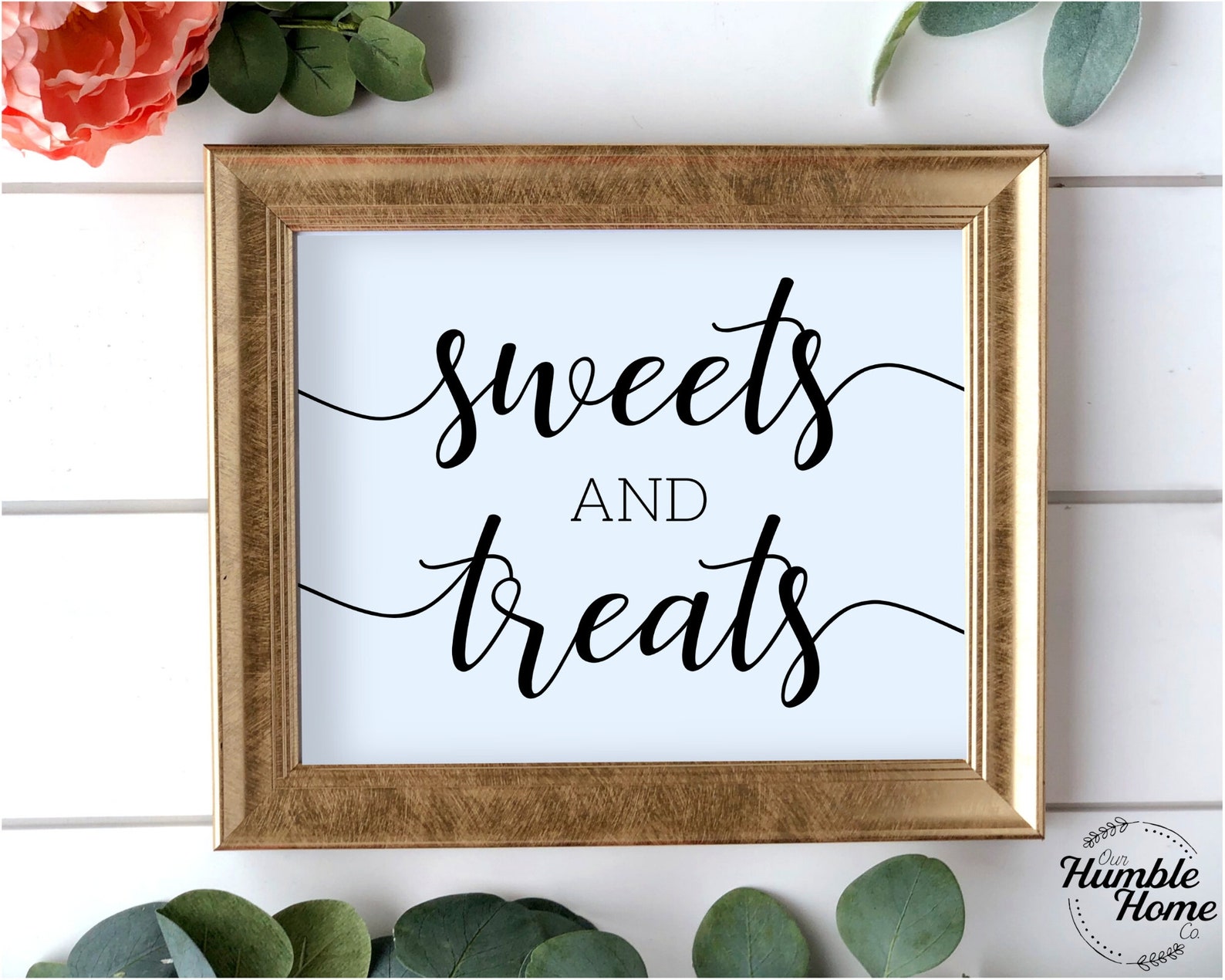 Sweets and Treats Sign, Dessert Bar Table Sign, Sweets Table Sign ...