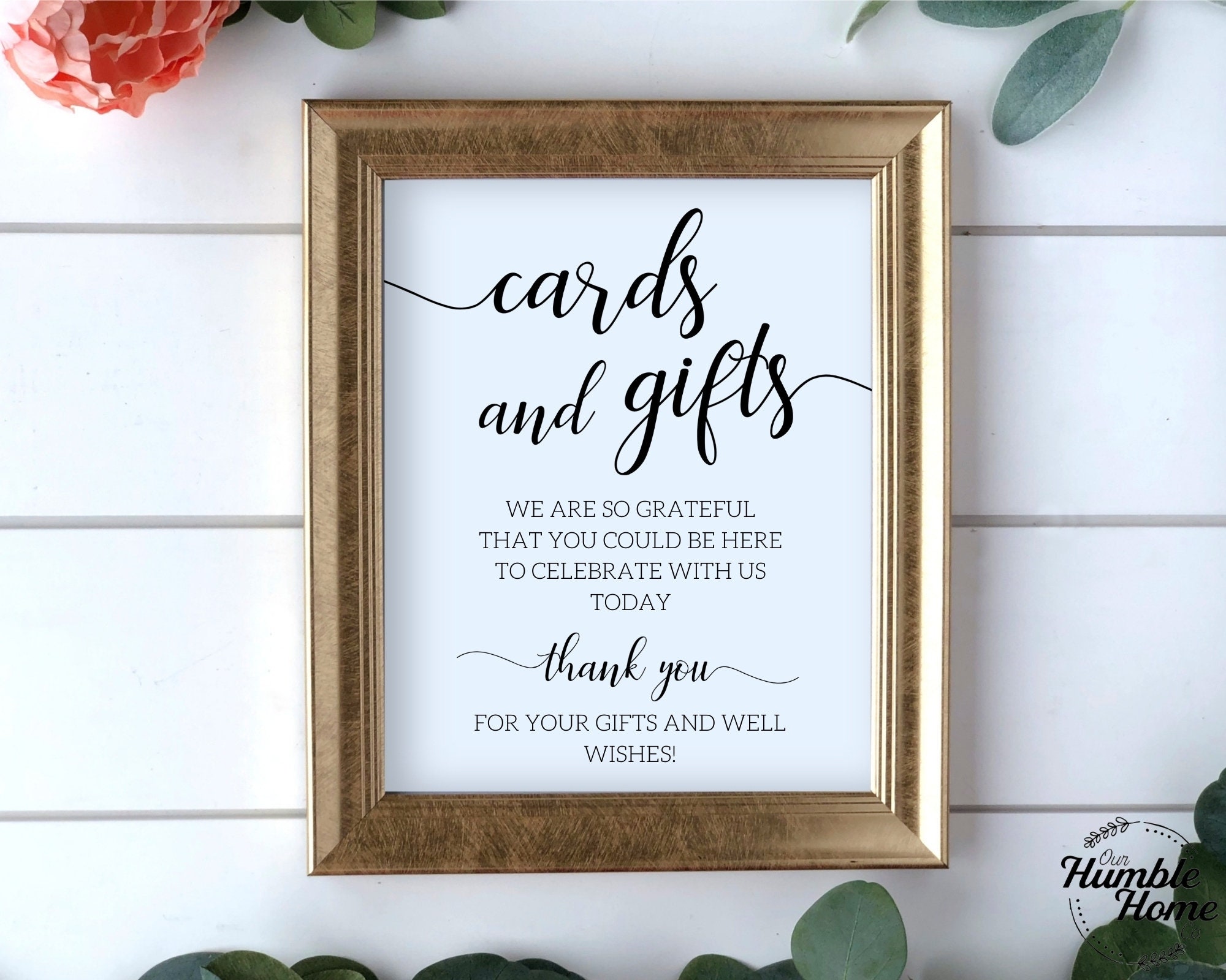 Cards and Gifts Sign Wedding Gift Table Sign Cards Sign - Etsy