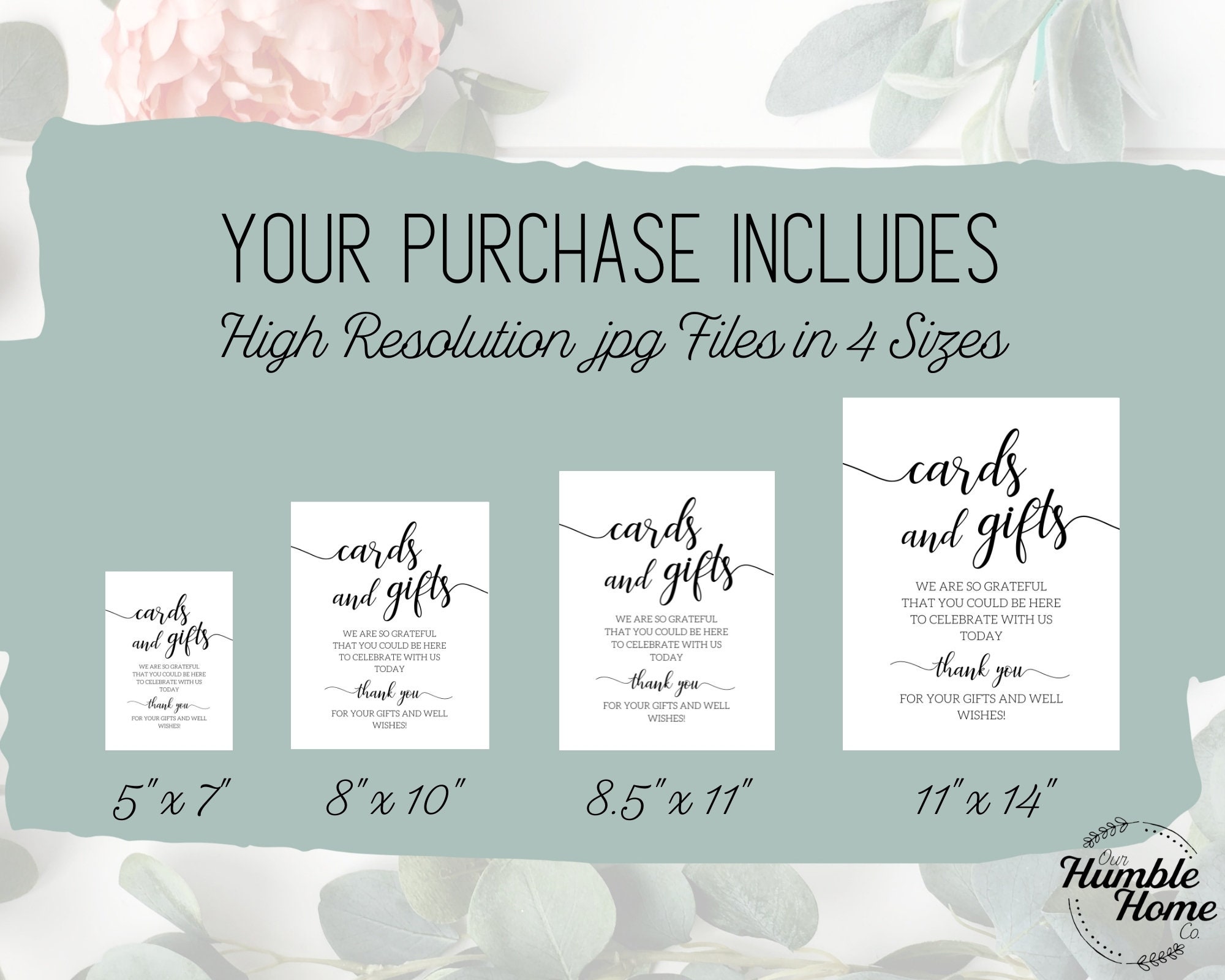 Cards and Gifts Sign Wedding Gift Table Sign Cards Sign - Etsy