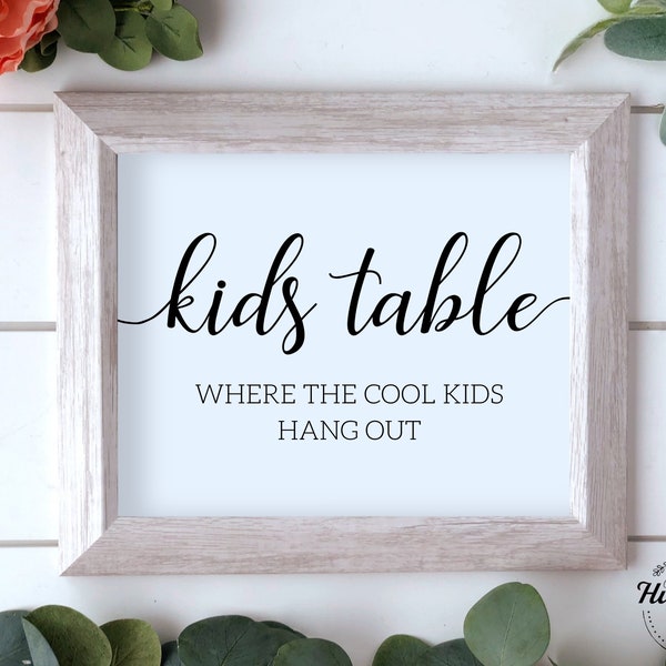 Where the Kids Hang Out Sign - Etsy