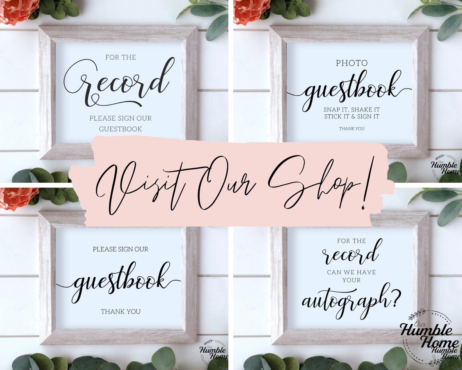 For the Record Can We Have Your Autograph, Record Guestbook Sign ...