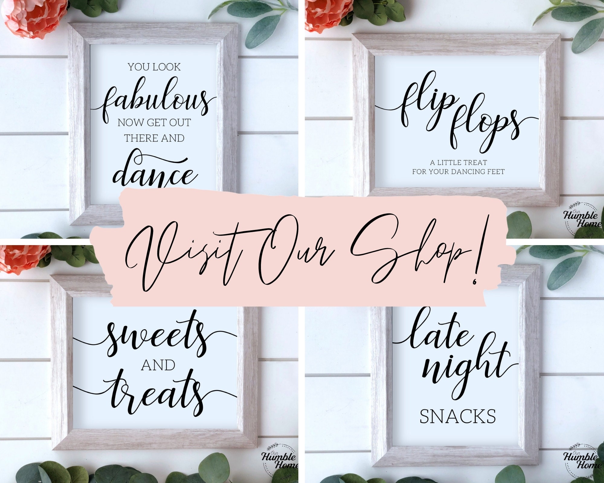 For Our Guests Bathroom Sign, Wedding Bathroom Basket Sign, Wedding ...