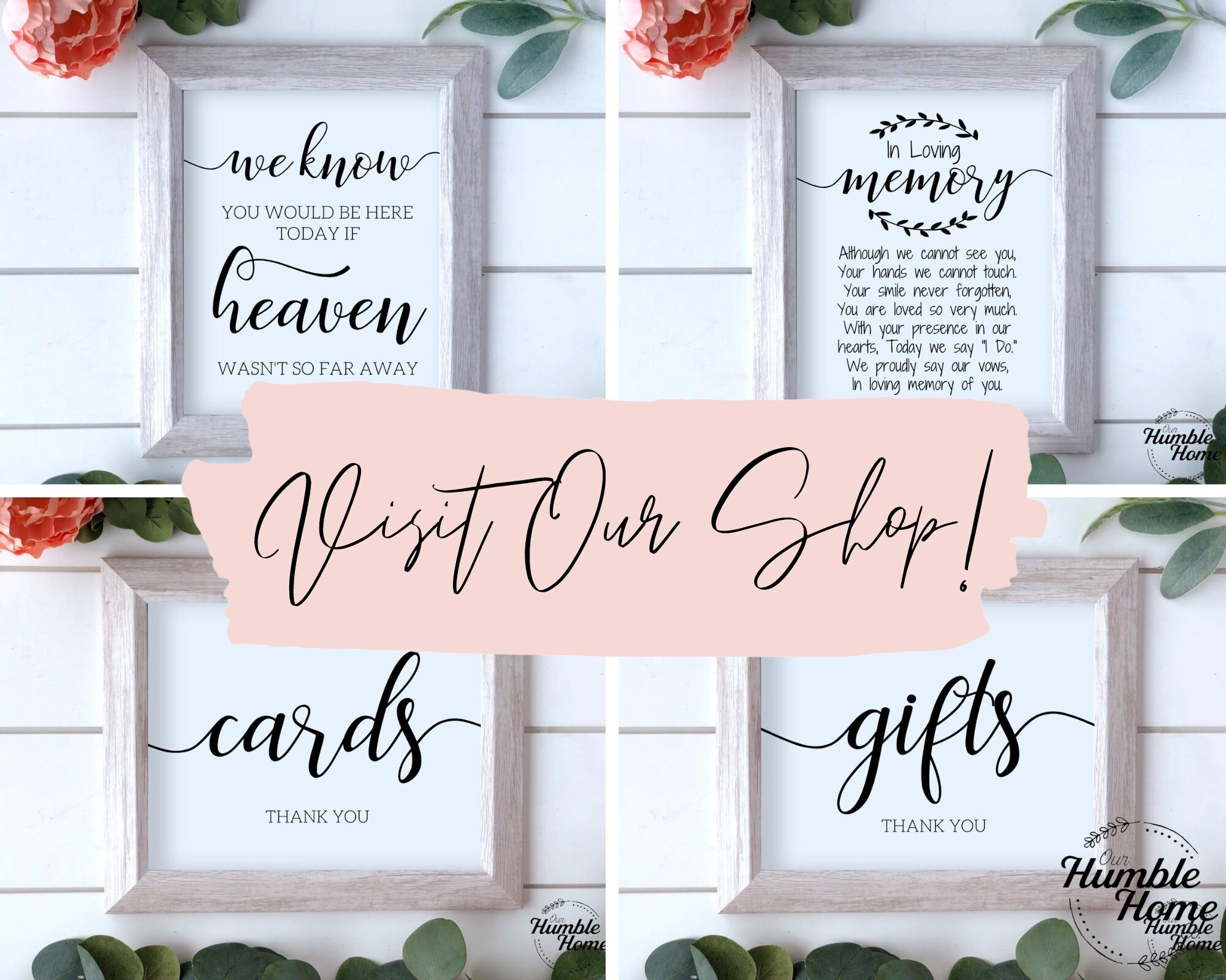 Wish You Were Here Memory Table Sign, Wedding Memory Sign, in Loving ...