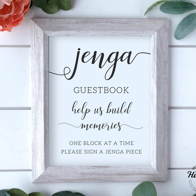 Wedding Jenga - Etsy