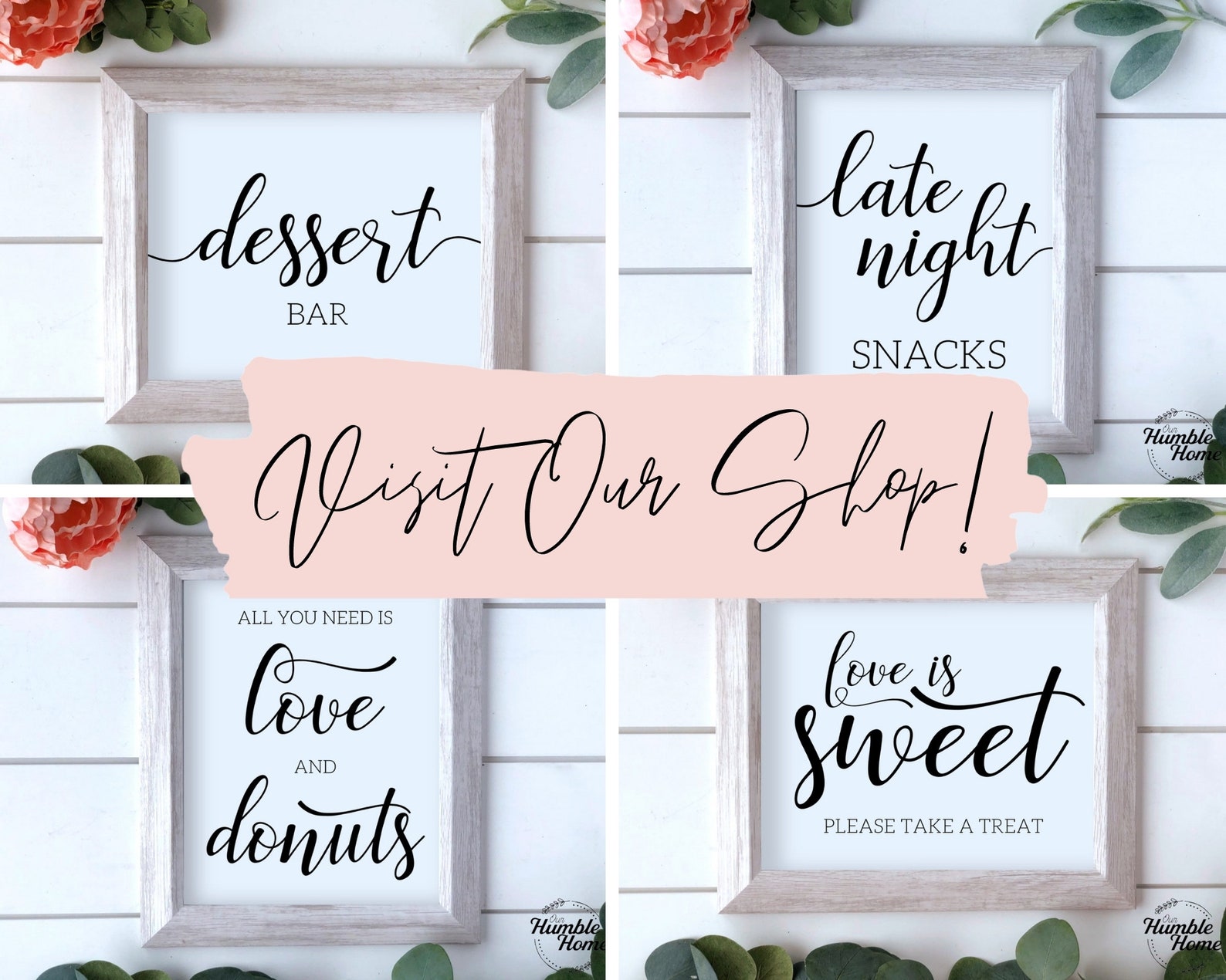 Appetizers Sign Please Enjoy Wedding Signs Wedding - Etsy
