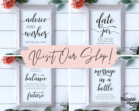 Cute Advice Cards Wedding Signs Amazon.com: Hadley Designs 50 Gold