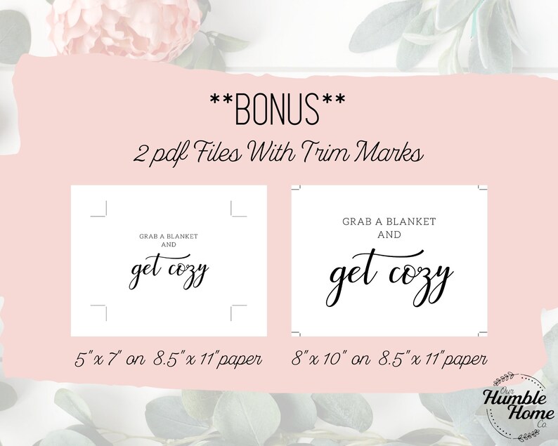 Grab A Blanket and Get Cozy Sign Wedding Blankets Sign Get - Etsy Australia