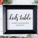 Kids Table Where the Cool Kids Hang Out Sign Wedding - Etsy