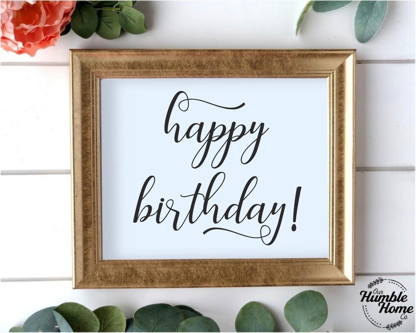 Happy Birthday Sign Birthday Party Sign Happy Birthday - Etsy
