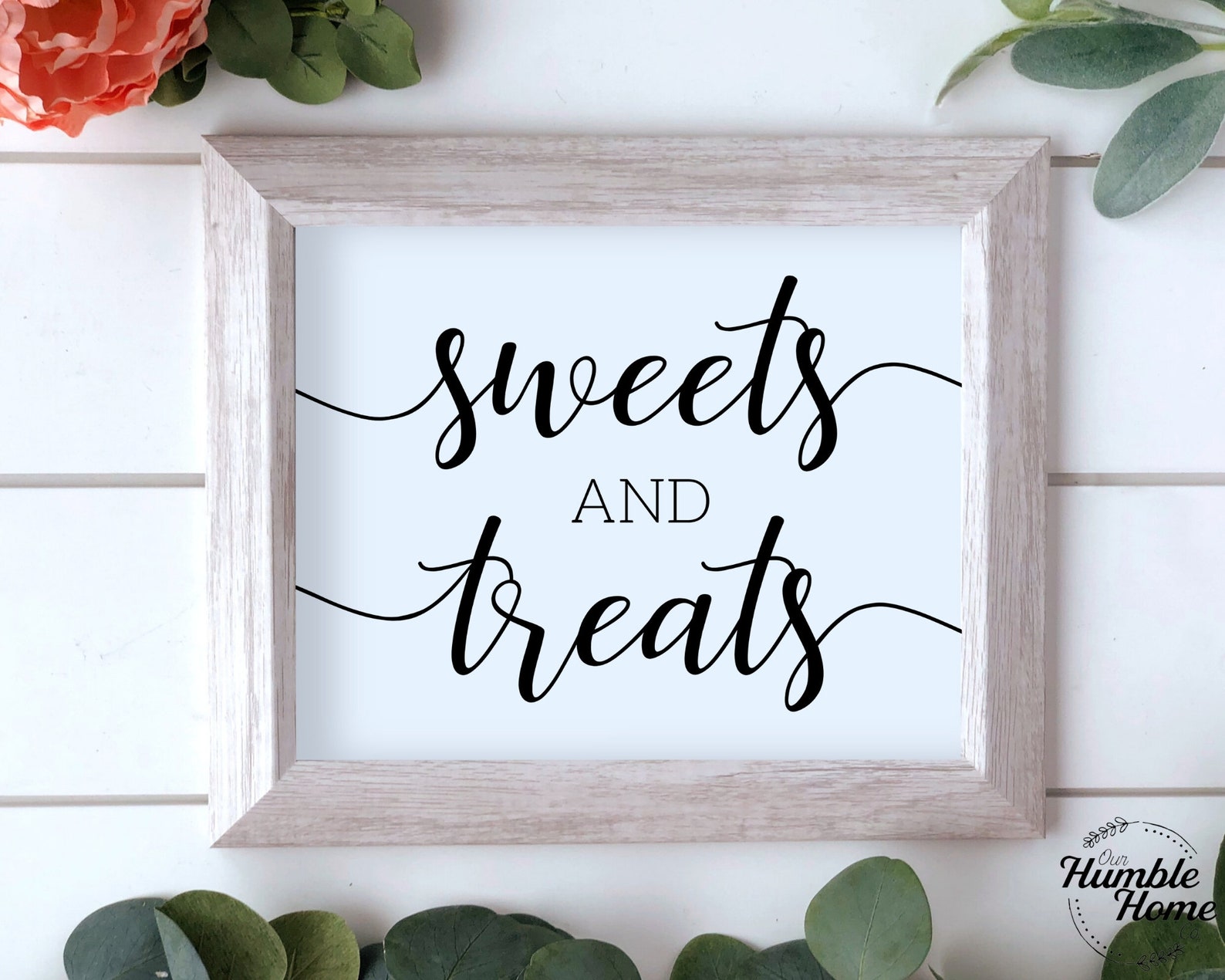 Sweets and Treats Sign Dessert Bar Table Sign Sweets Table | Etsy