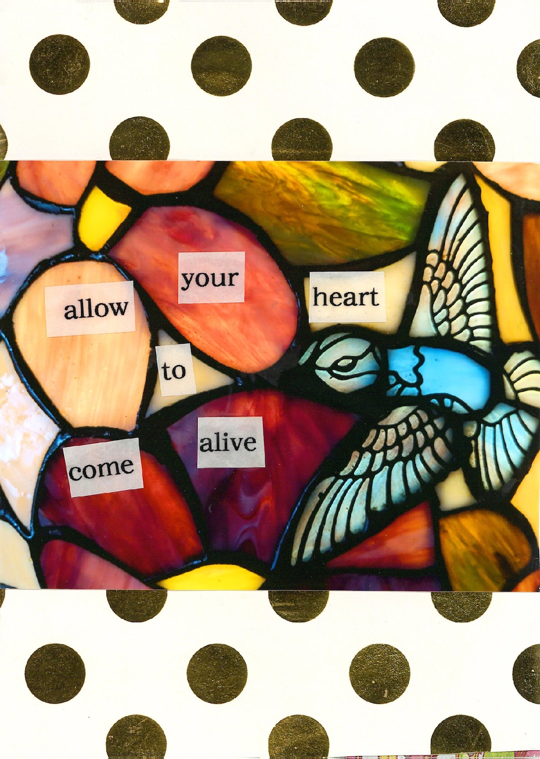 Allow Your Heart to Come Alive Greeting Card-inspirational Card ...