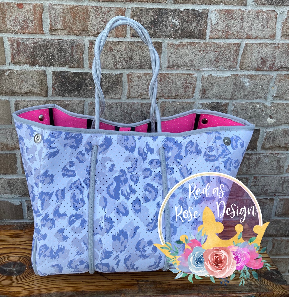 Neoprene Tote/neoprene Beach Bag/large Neoprene - Etsy