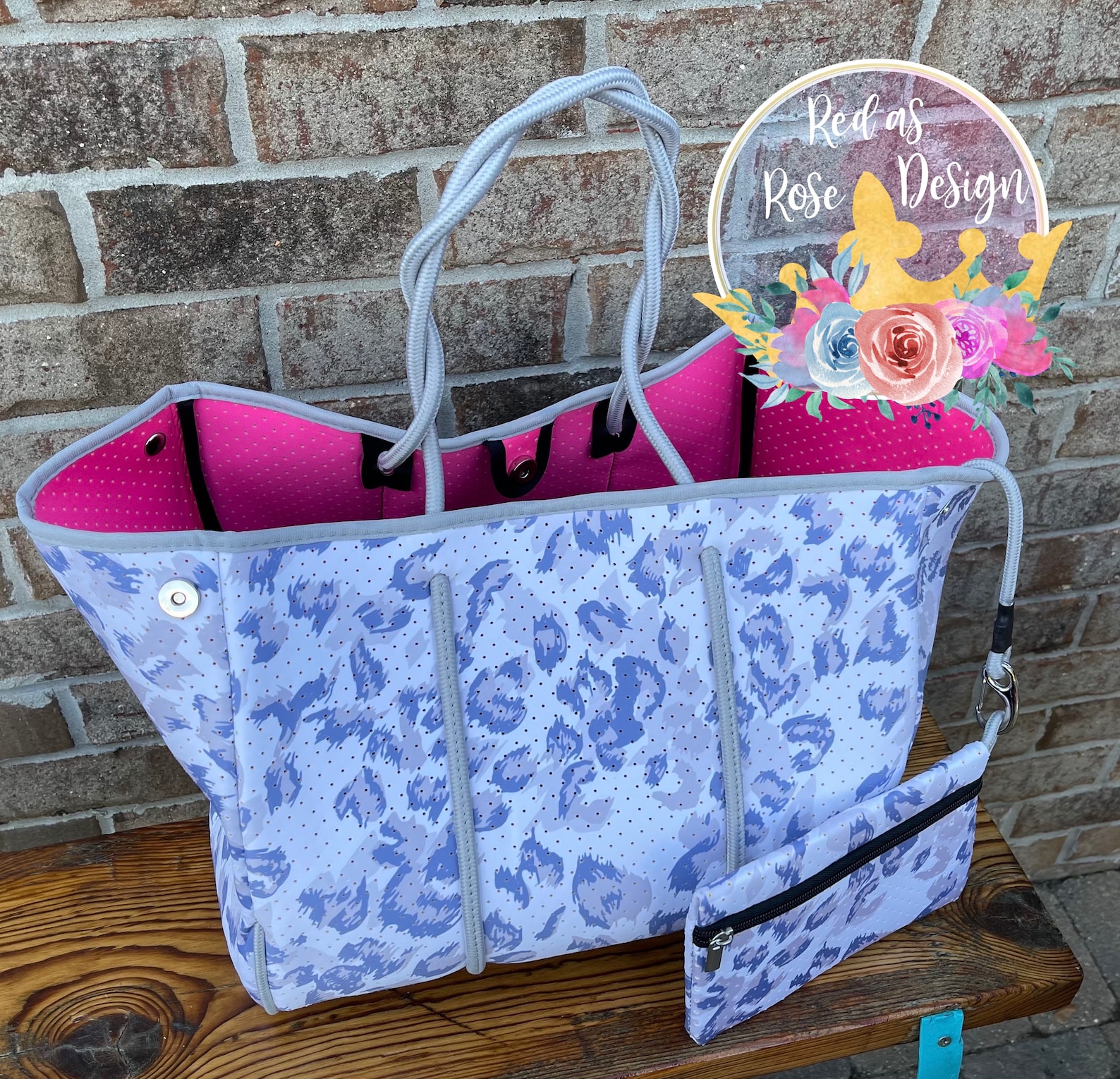 Neoprene Tote/neoprene Beach Bag/large Neoprene - Etsy